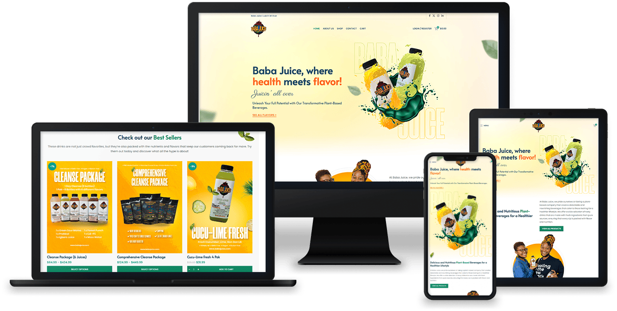 Baba Juice | Design Develop Now